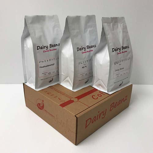 3 Roast Coffee Gift Pack - Perfect For Coffee Lovers ♡ | Dairy Beanz ...